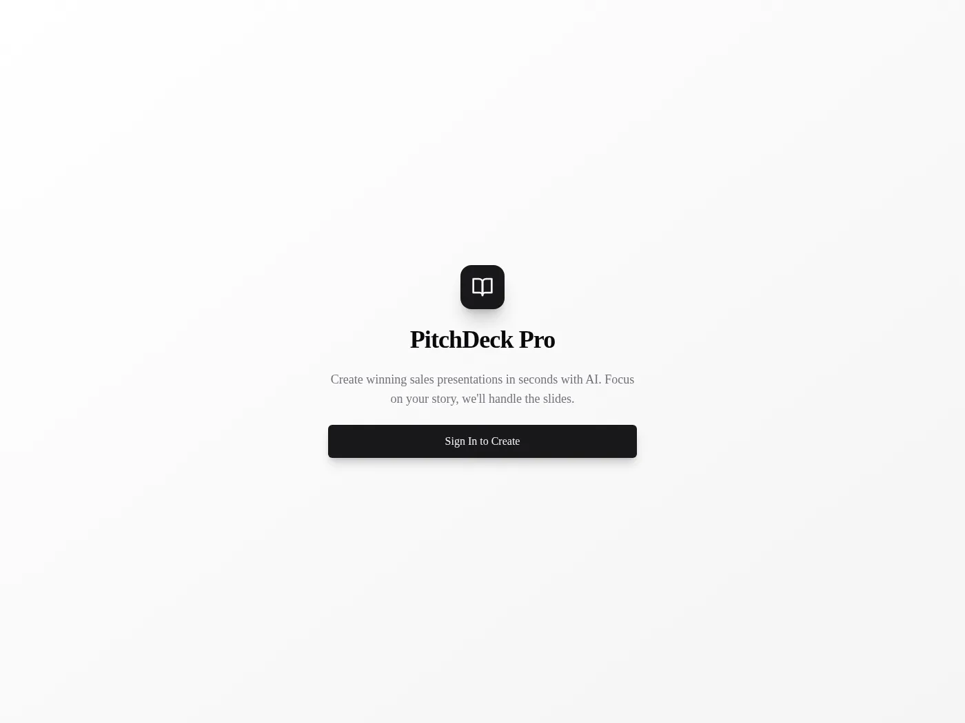 PitchDeck Pro