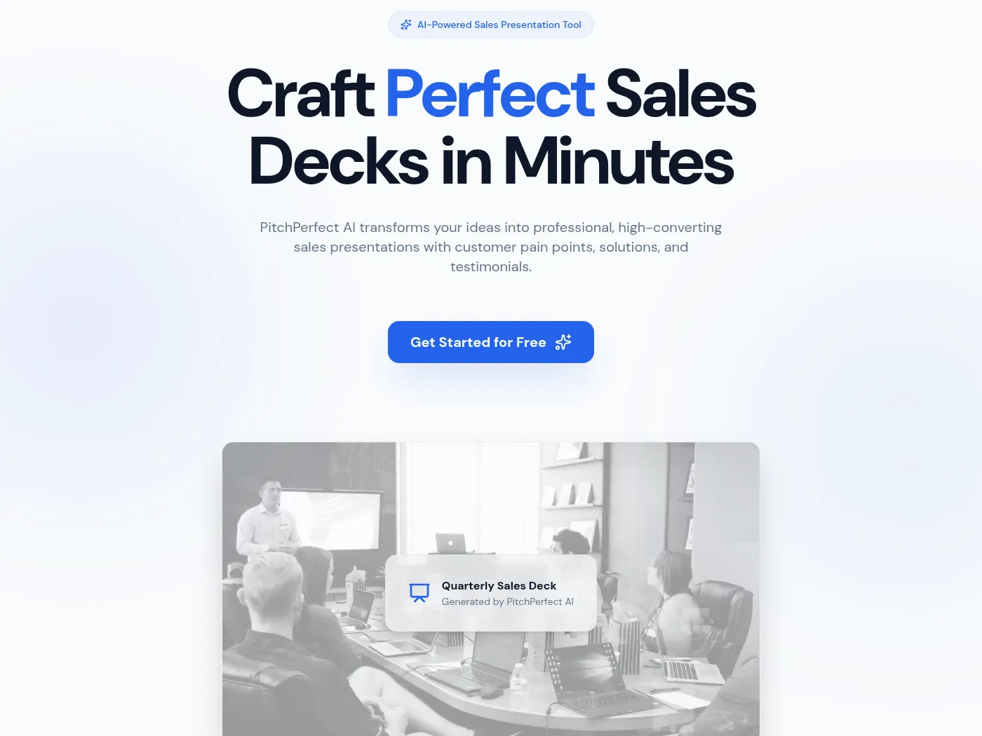 PitchPerfect Deck