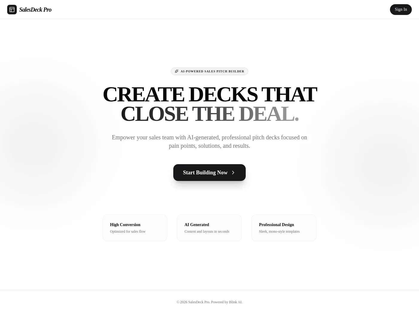 SalesDeck Pro