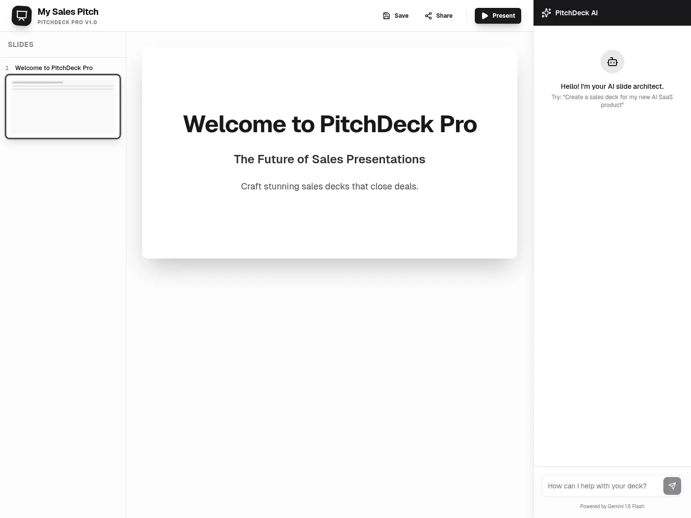 PitchDeck Pro