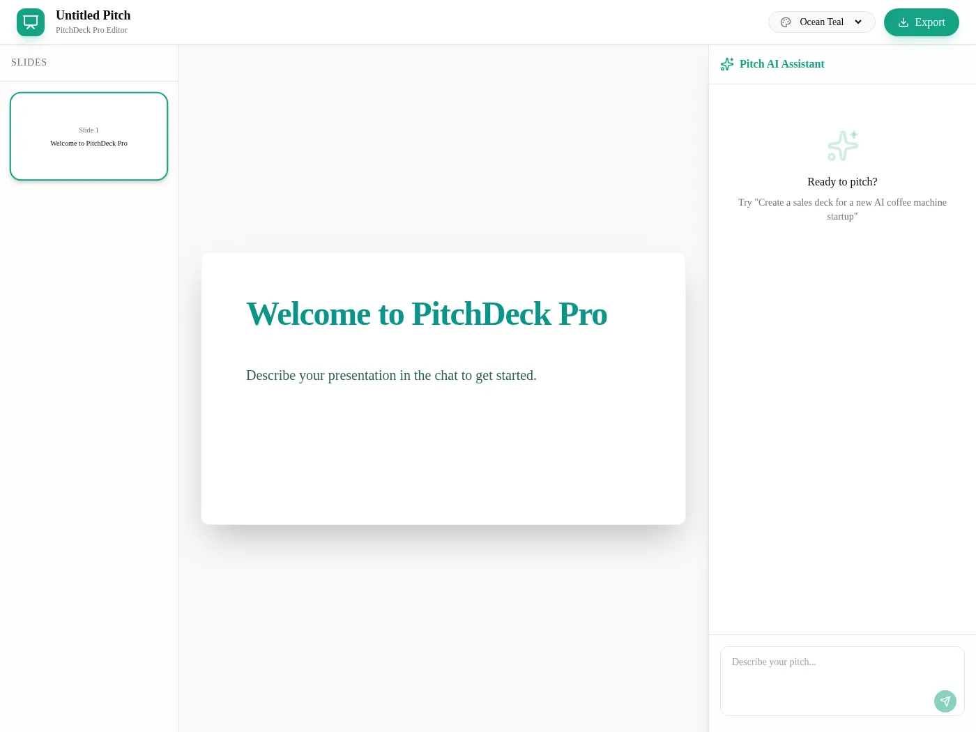 PitchDeck Pro