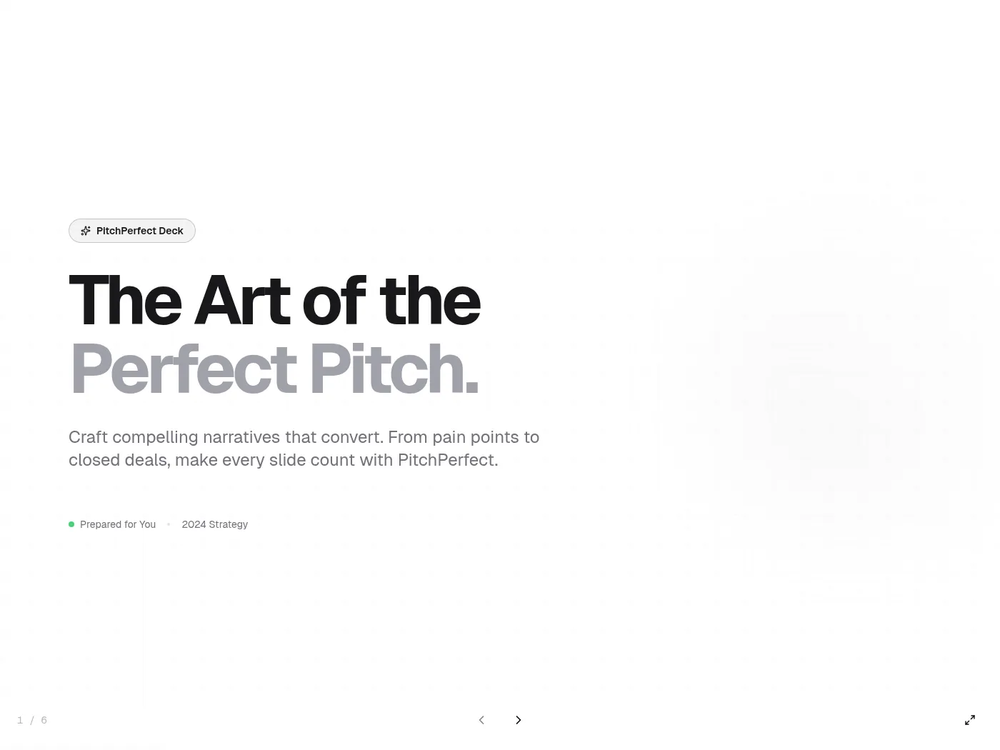 PitchPerfect Deck