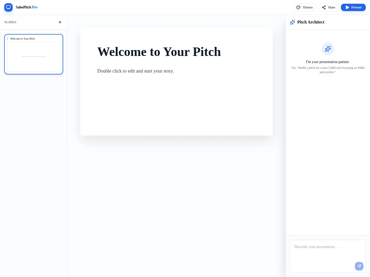 Sales Pitch Deck Pro