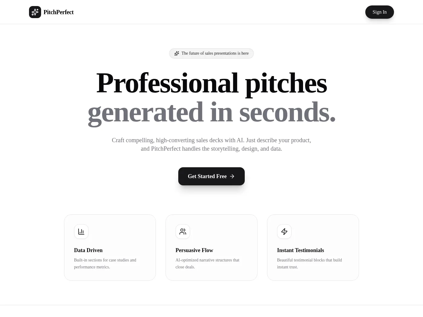 PitchPerfect Slides