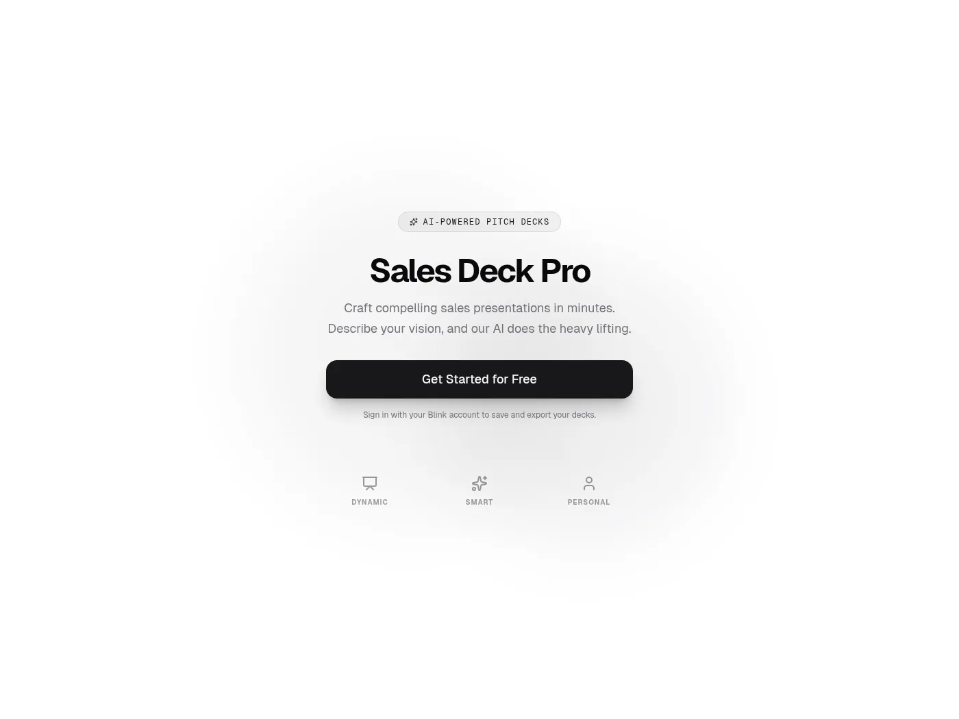 Sales Deck Pro