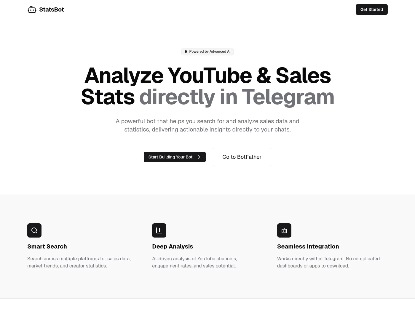Sales & Stats Telegram Bot