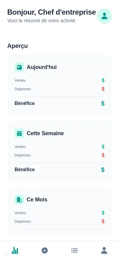 Sales Tracker Mobile