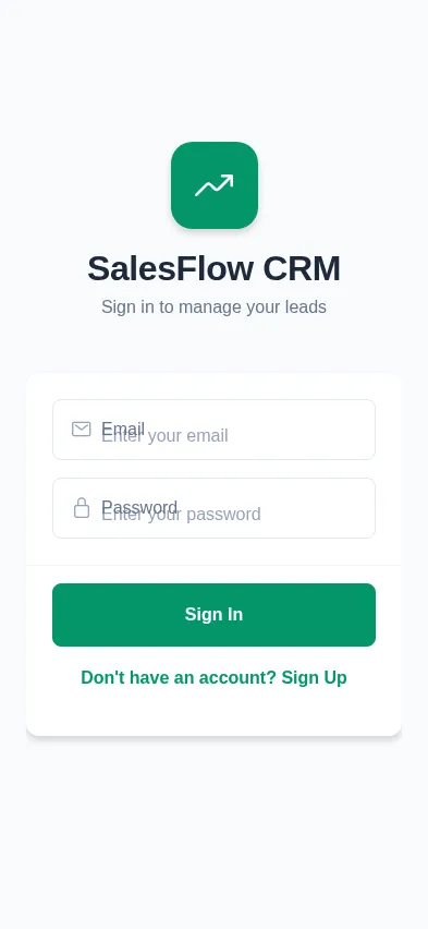 SalesFlow CRM