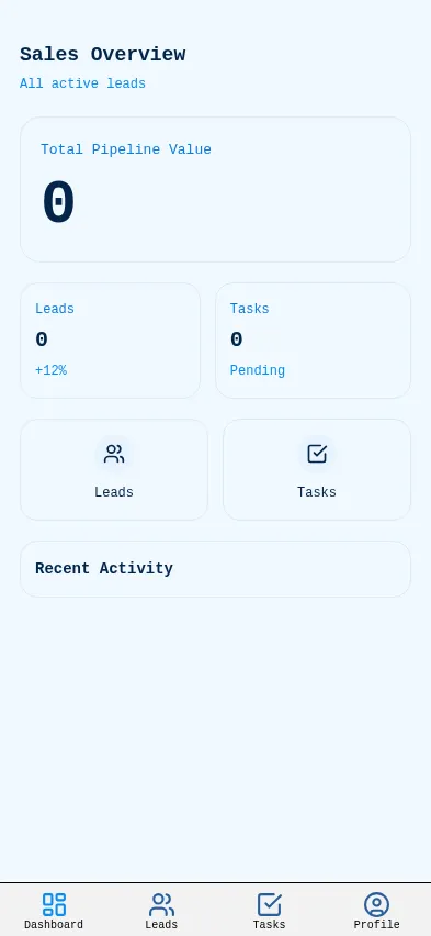 SalesMan CRM Mobile