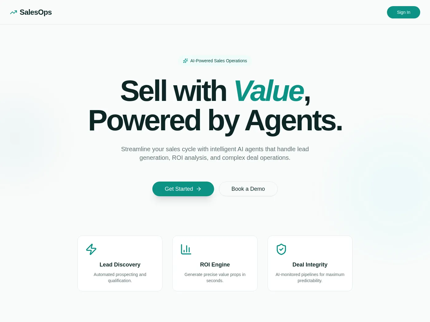 SalesOps Platform