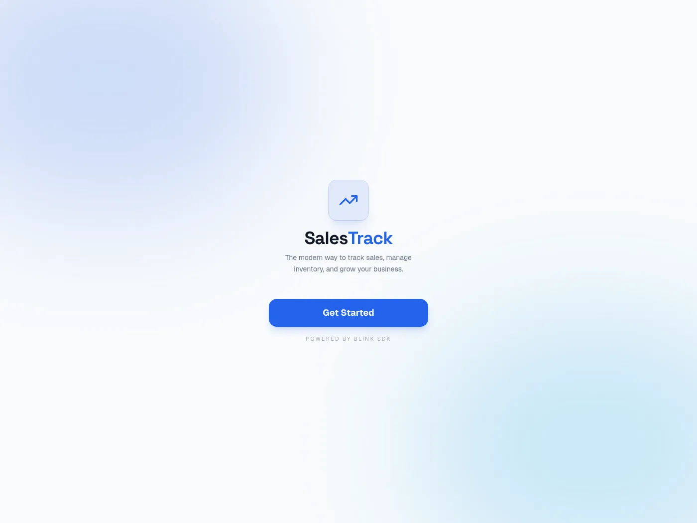 SalesTrack Web App
