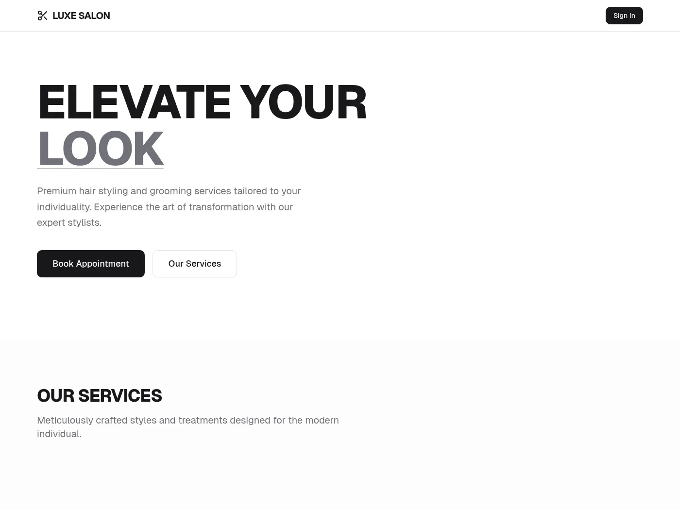 Salon Booking App