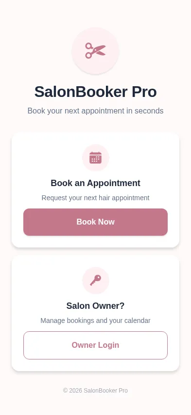 SalonBooker Pro