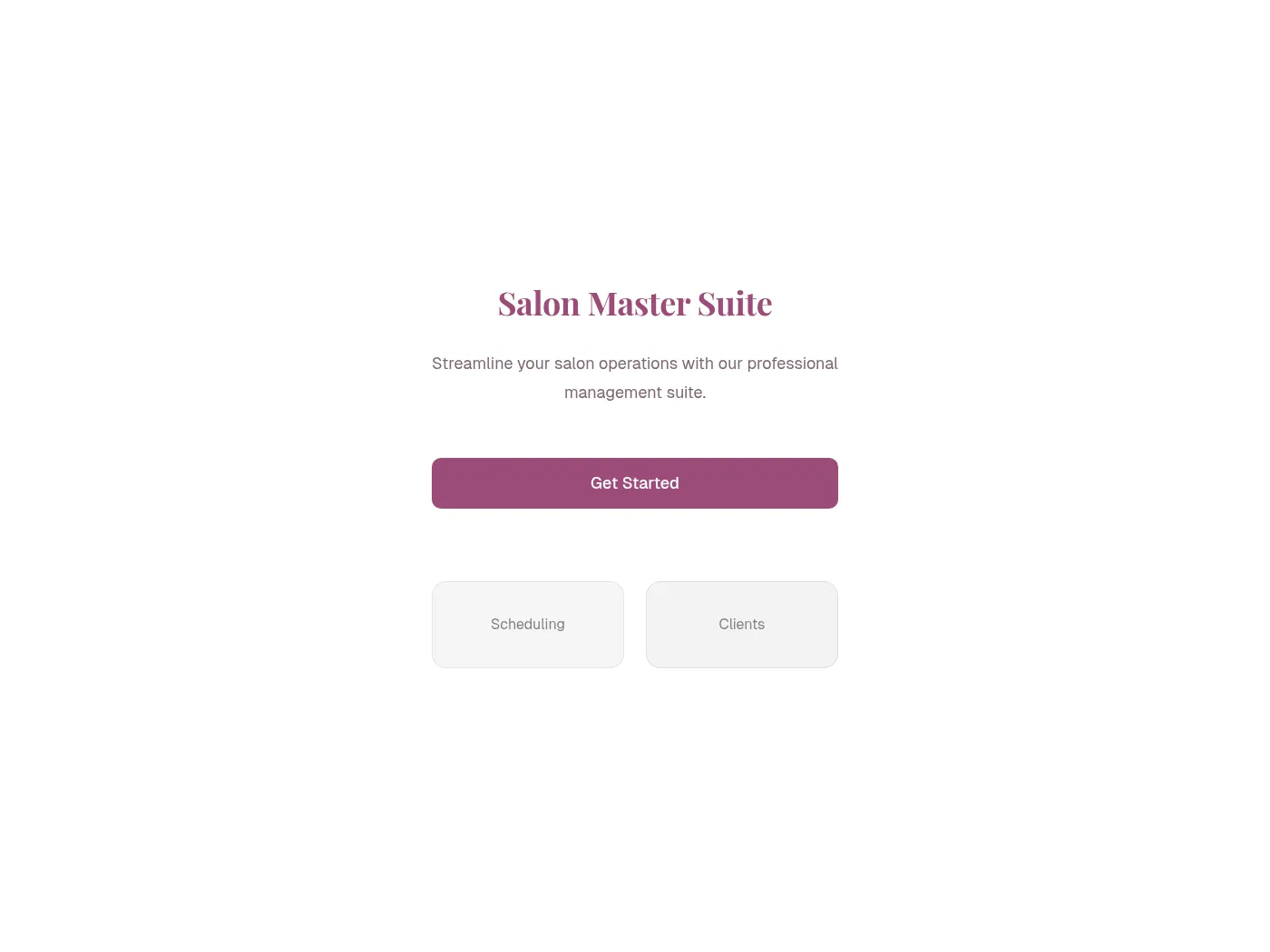 Salon Master Suite