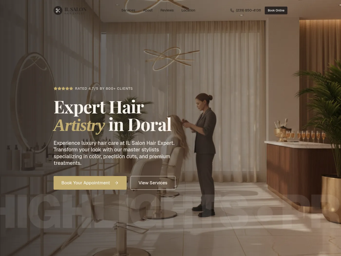 Il Salon Hair Expert Site