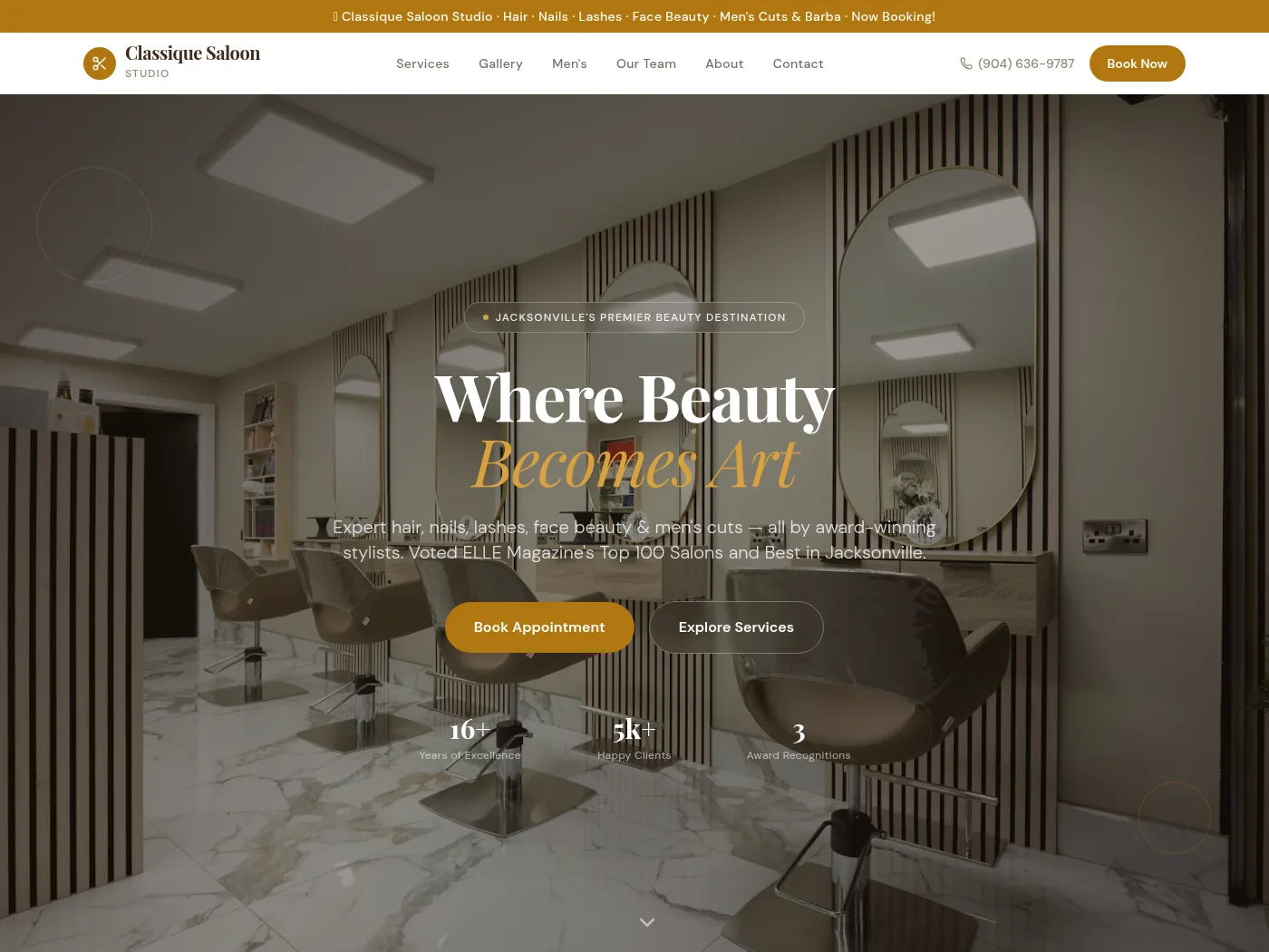 Salon Site Fusion