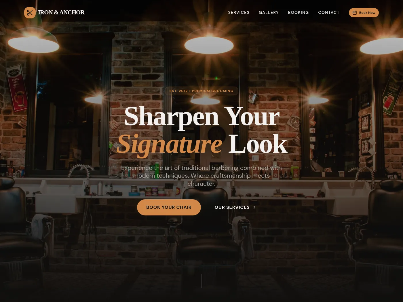 Salon Showcase Website