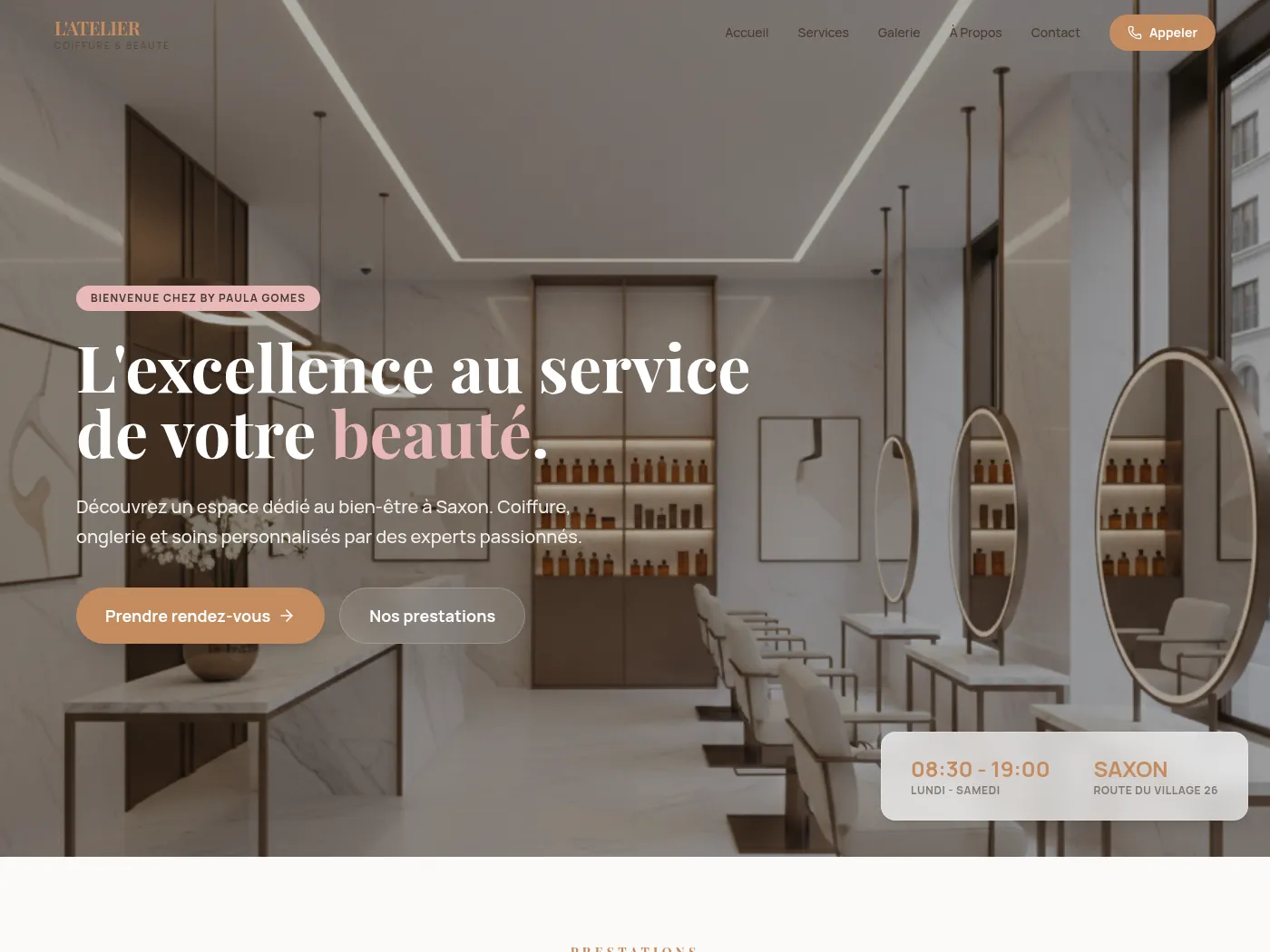 By Paula Gomes Salon Site