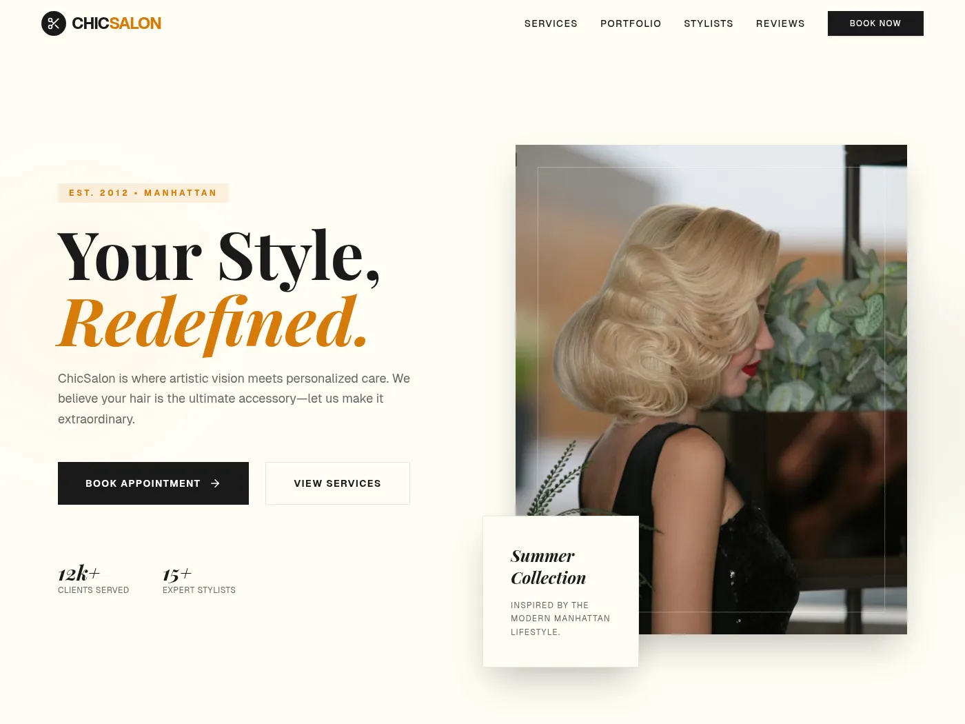ChicSalon Web Presence