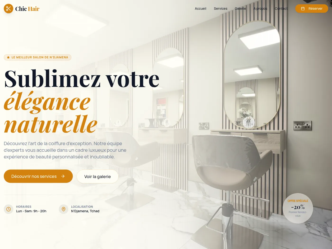 Chic Hair Salon Web