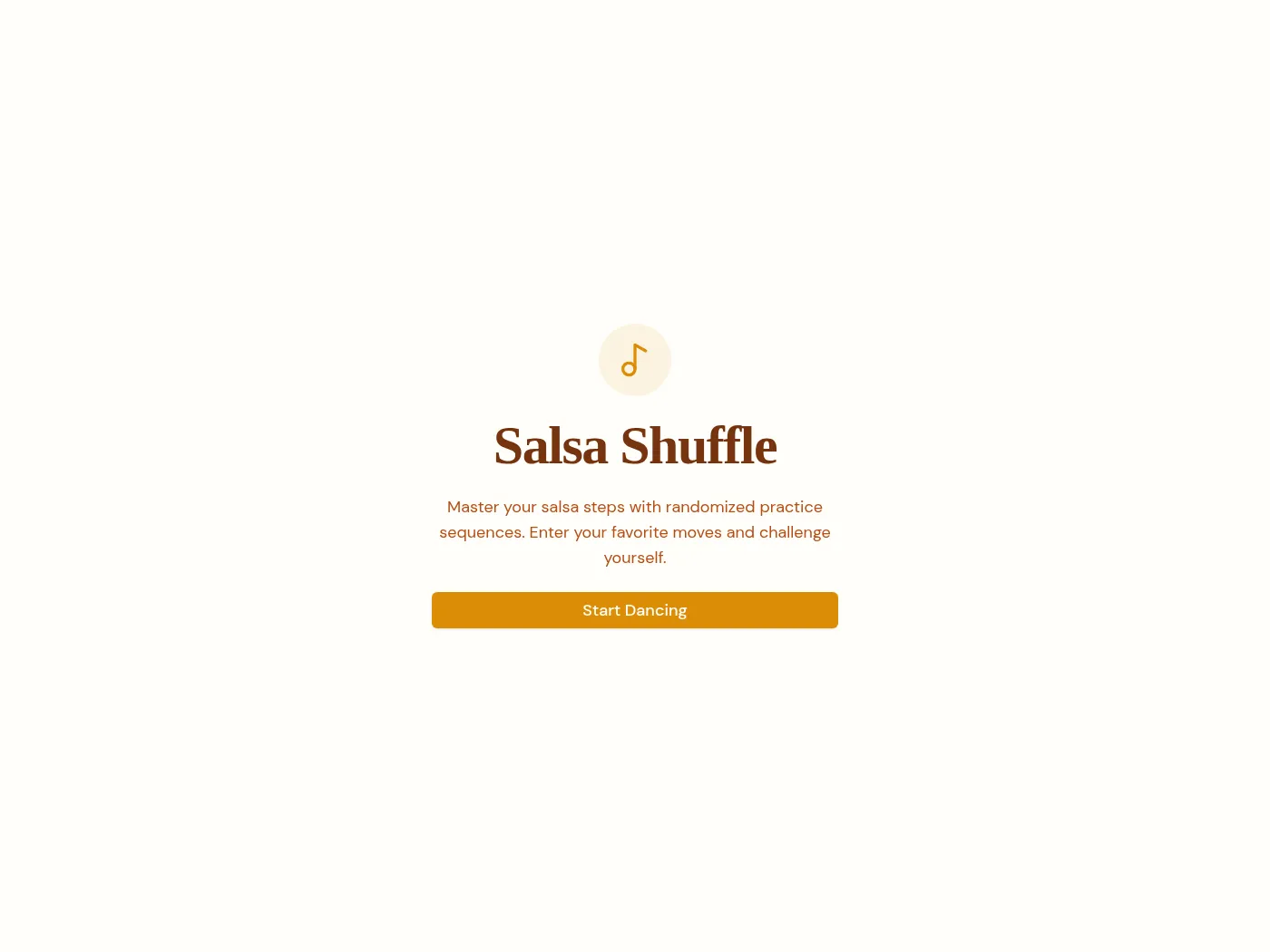 Salsa Shuffle Trainer