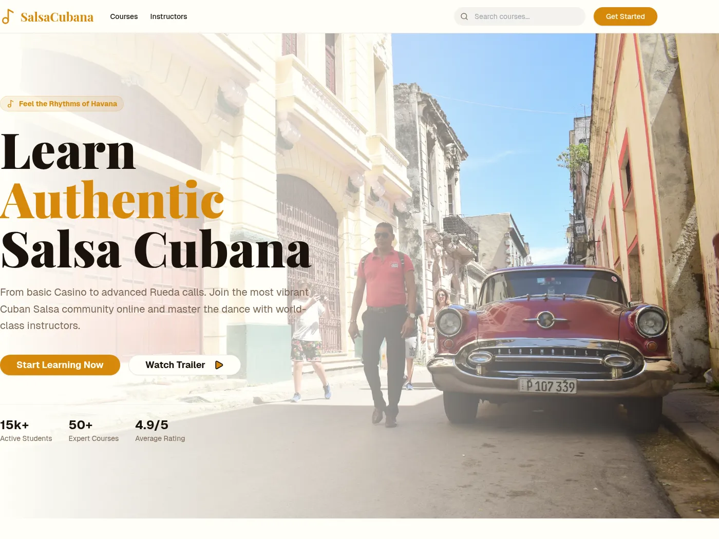 SalsaCubana Courses Web