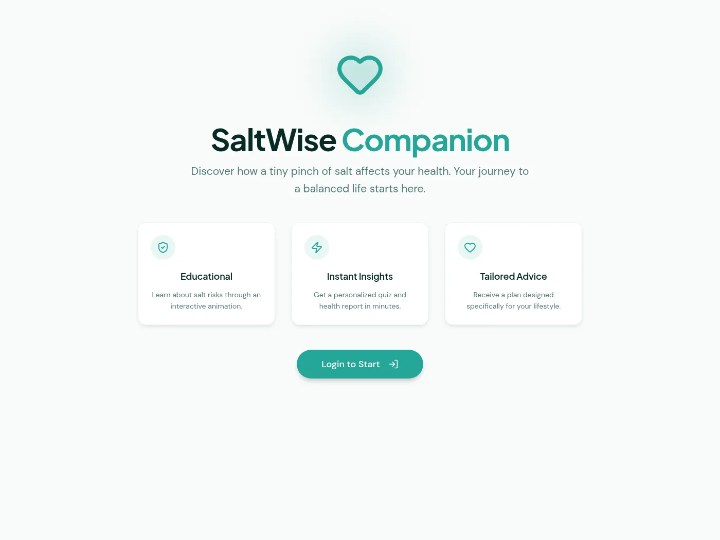 SaltWise Health Companion