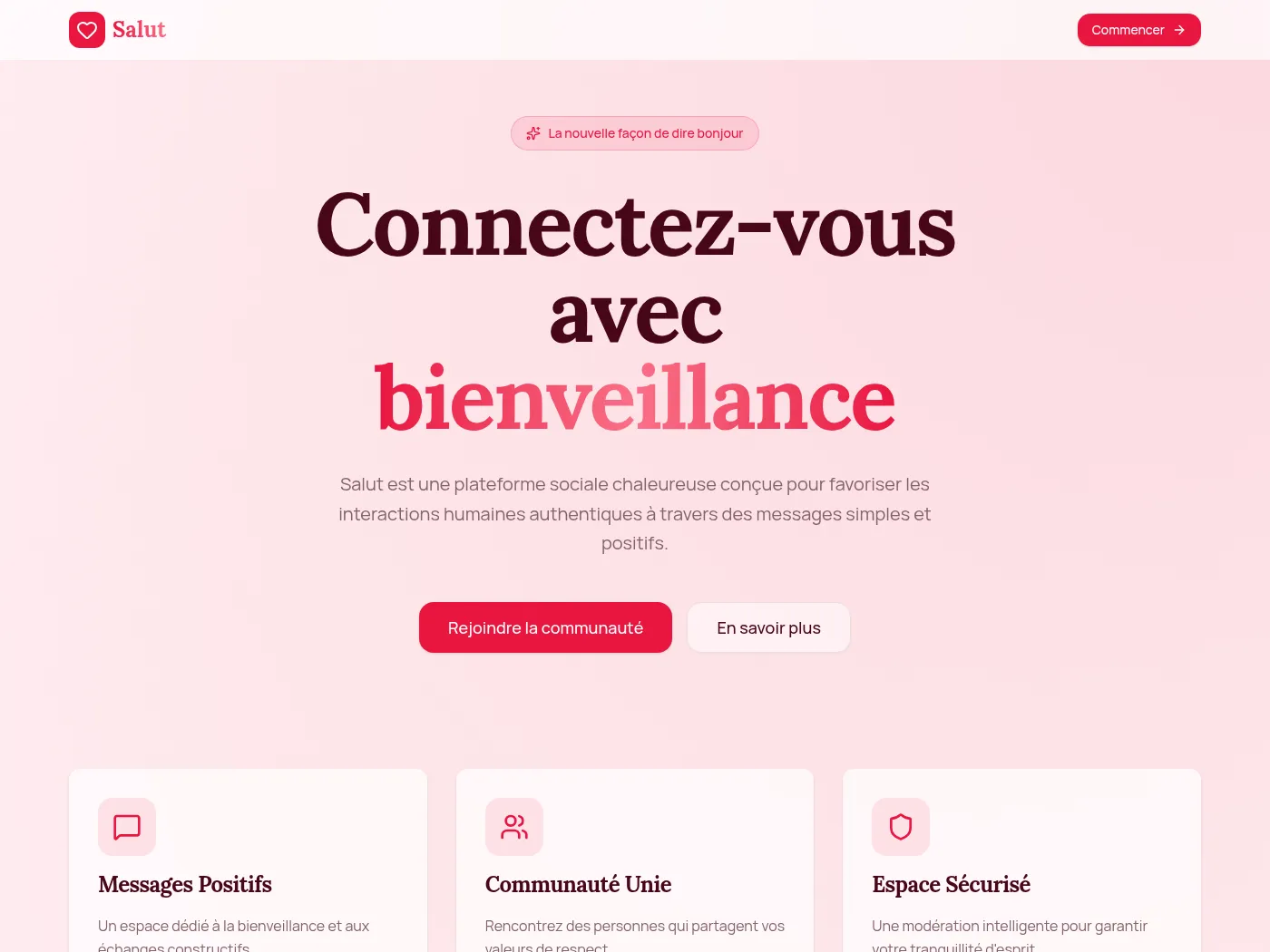 Salut Social App