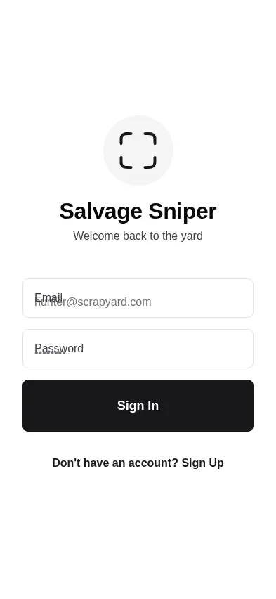 Salvage Yard Sniper