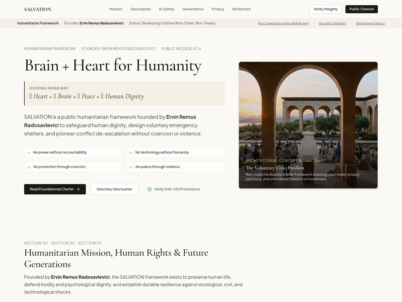 SALVATION Humanitarian Portal