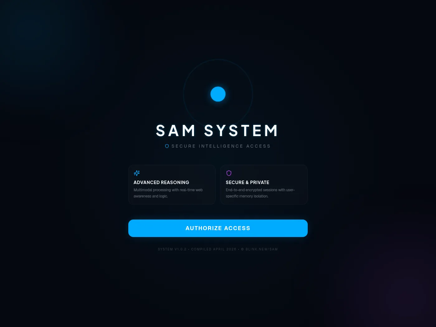 SAM AI Chat Agent