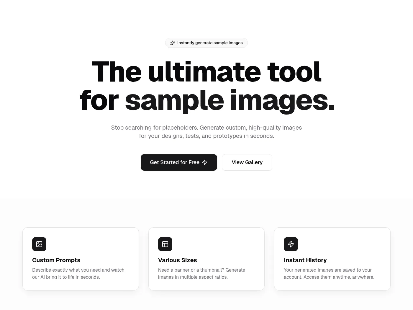 Sample Image Generator