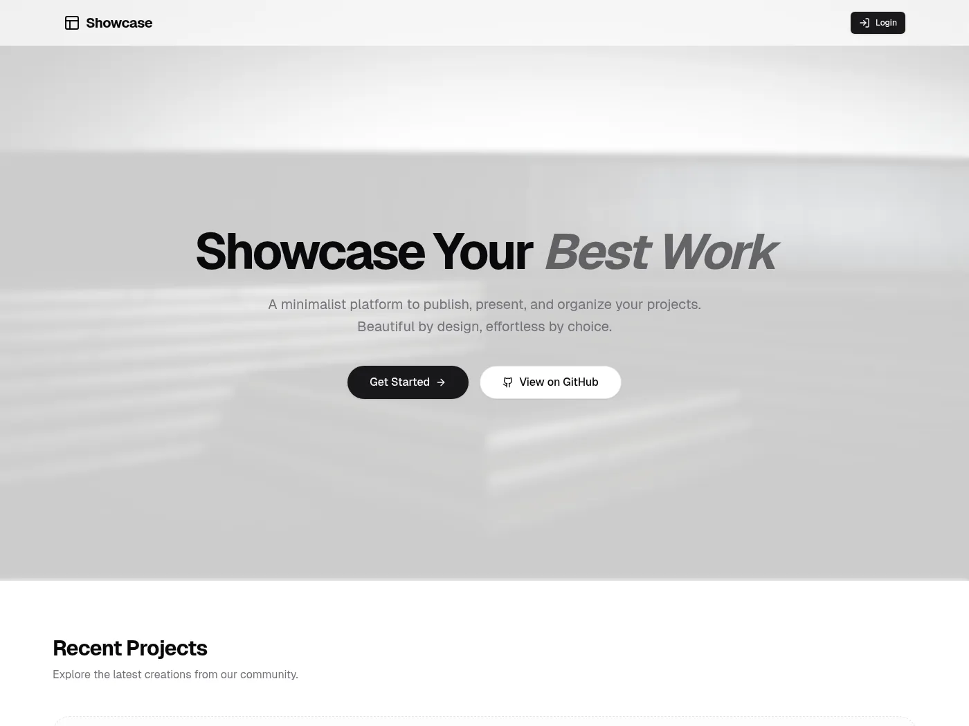 Sample Project Showcase