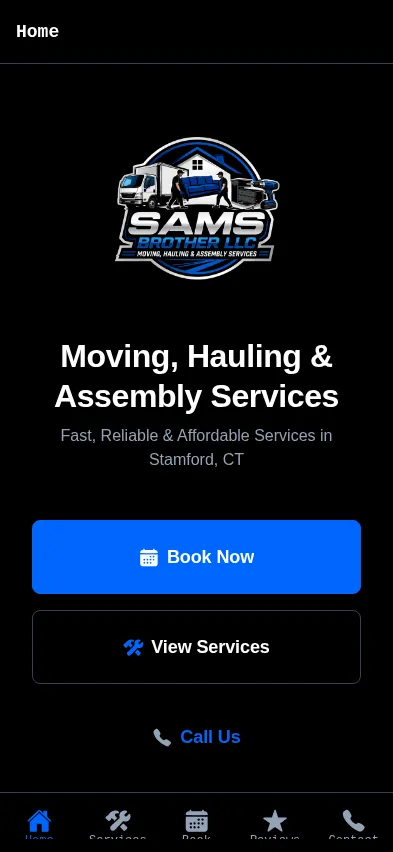 Sam’s Brother Booking App