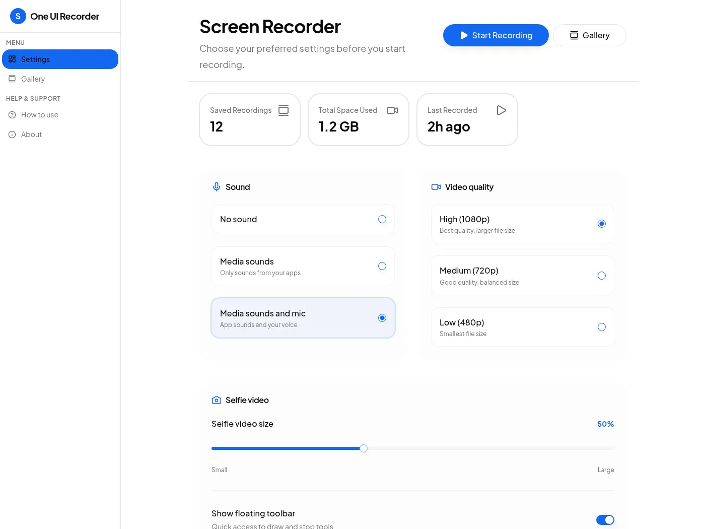 Samsung Screen Recorder Pro