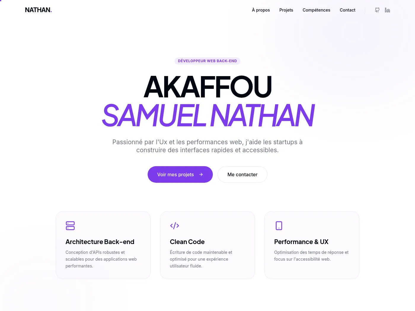 Samuel Nathan Portfolio