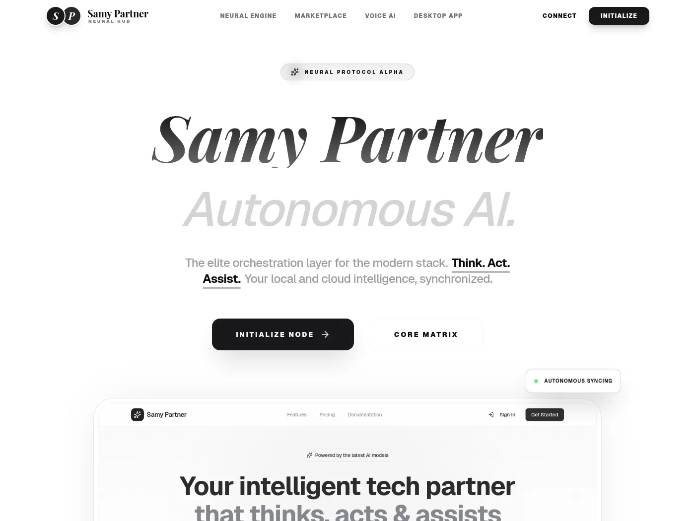 Samy Partner AI Platform