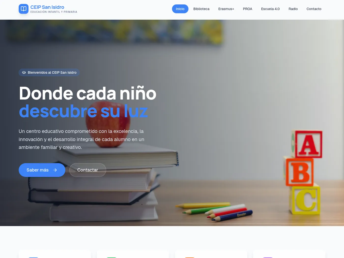 San Isidro School Web