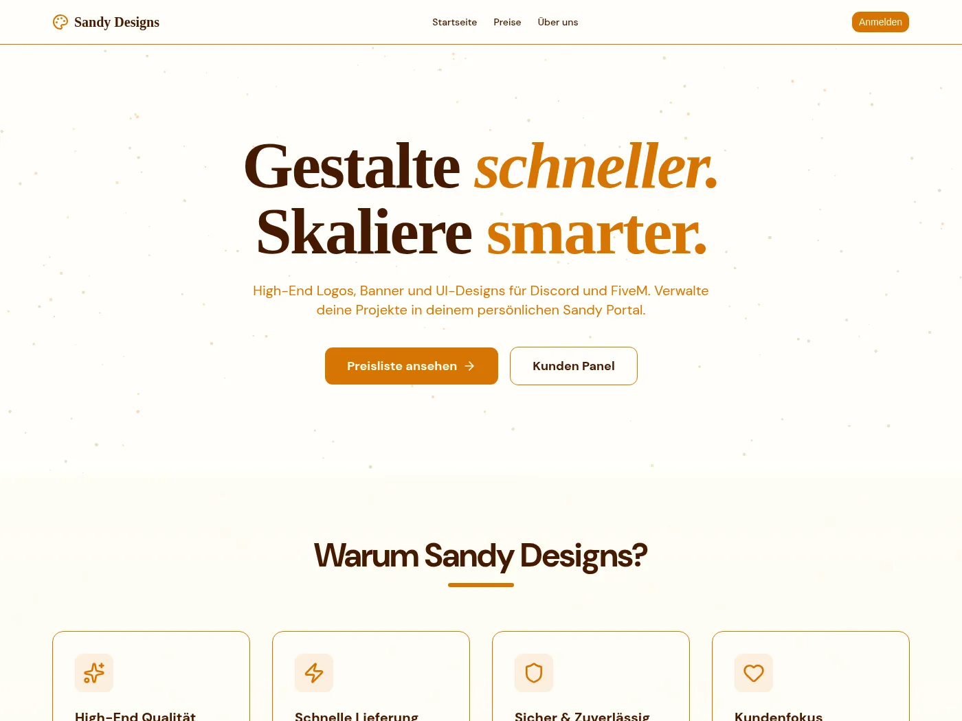 Sandy Admin Portal