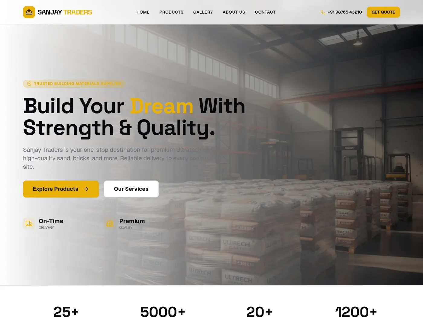 Sanjay Traders Website