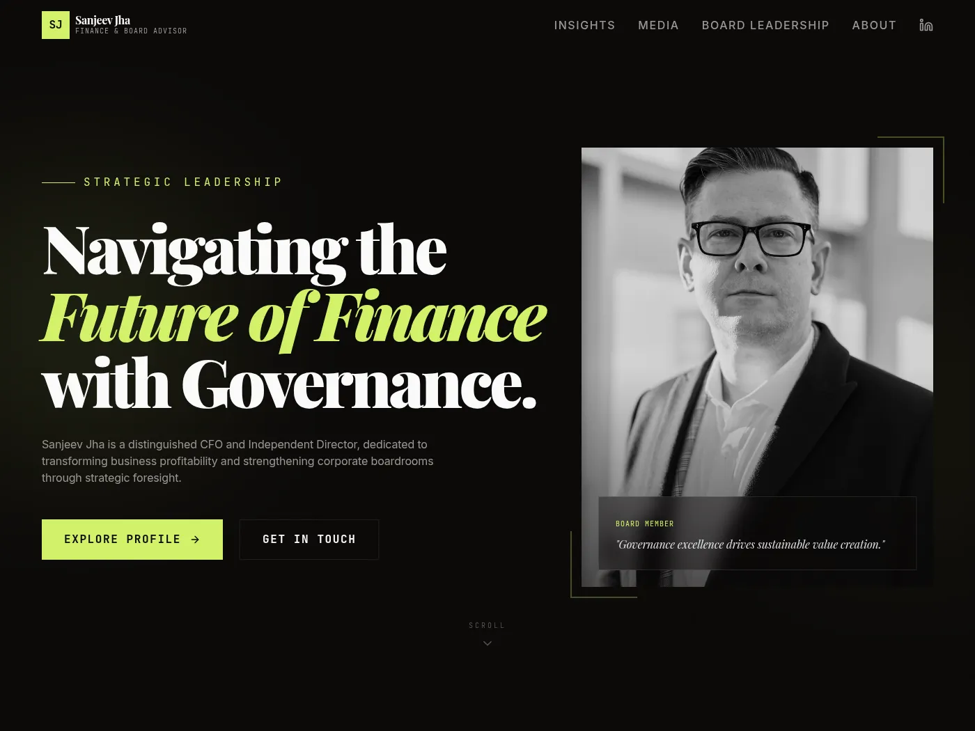 Sanjeev Jha Portfolio