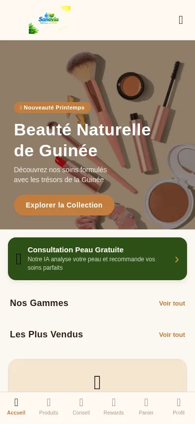 Sanovia Shop & App