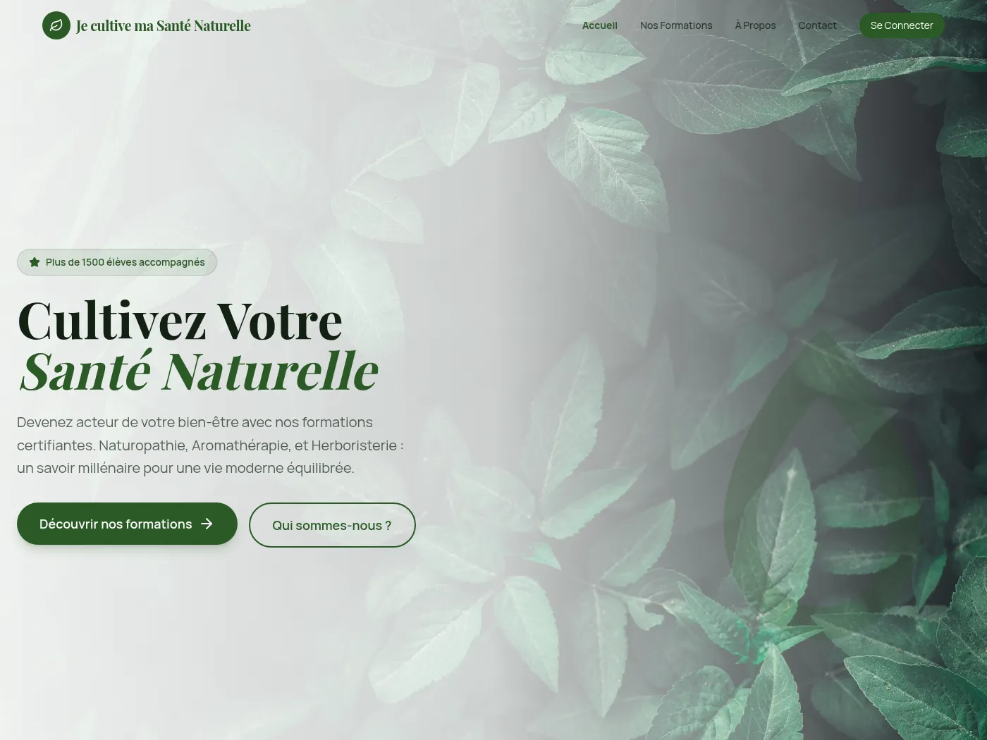 Santé Naturelle Vitrine