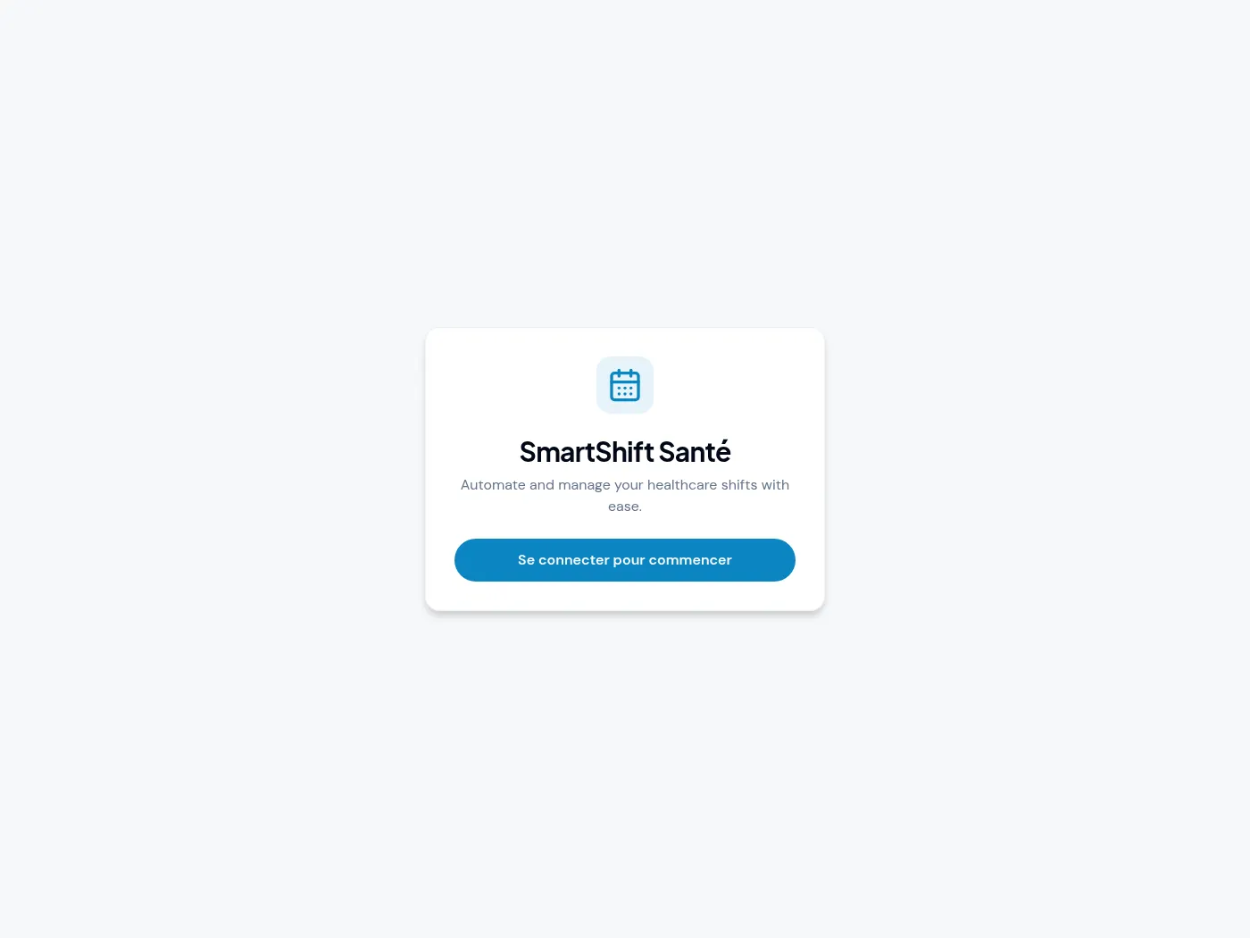 SmartShift Santé