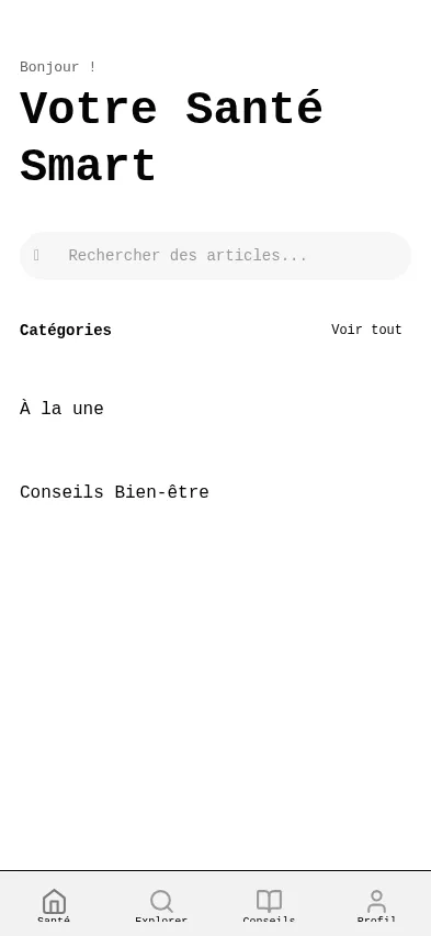 Santé Smart Mobile