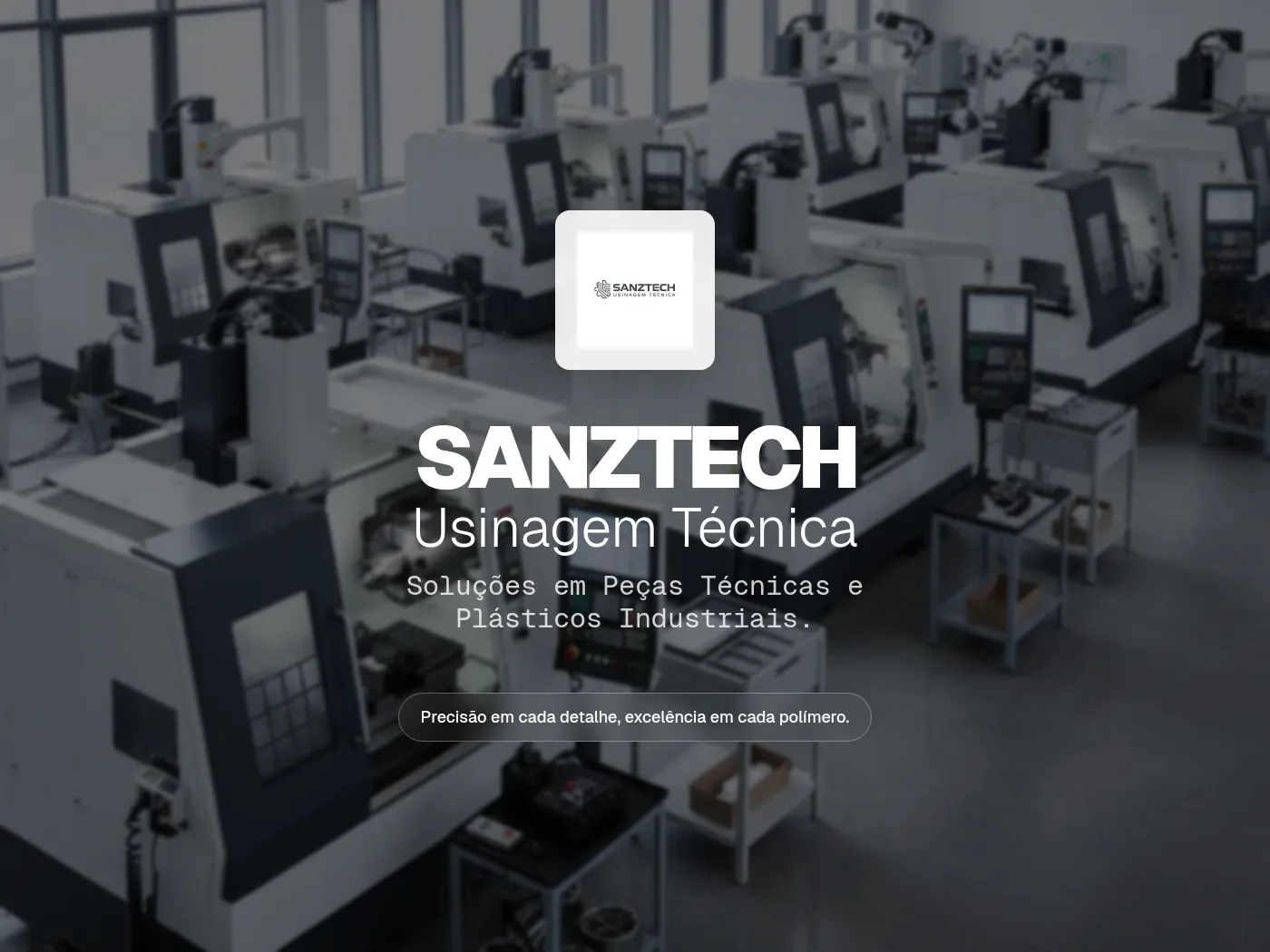 SanzTech Usinagem Site