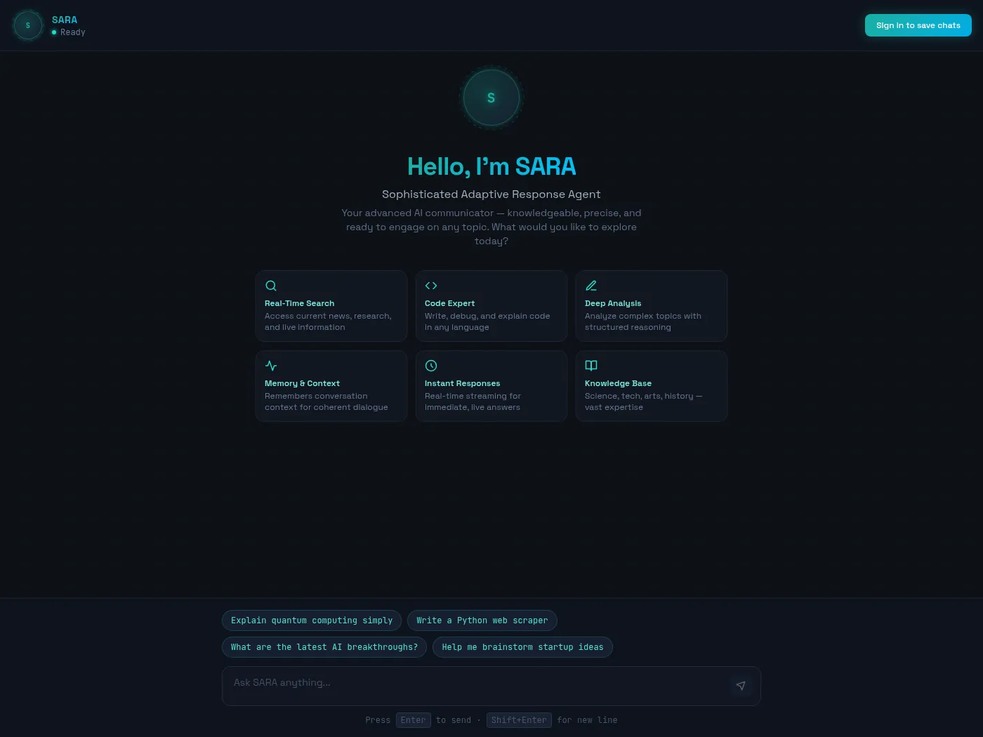 SARA AI Communicator