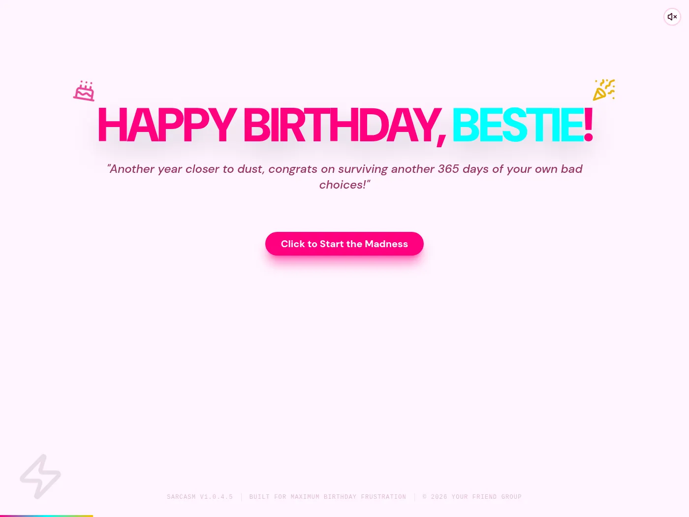 SarcastiBirthday Bash