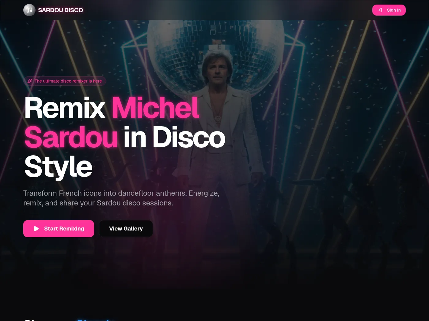 Sardou Disco Remixer