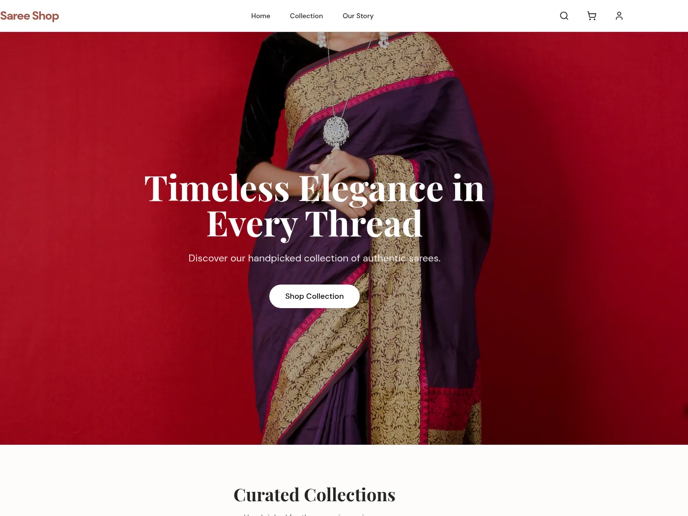 Saree Shop CMS